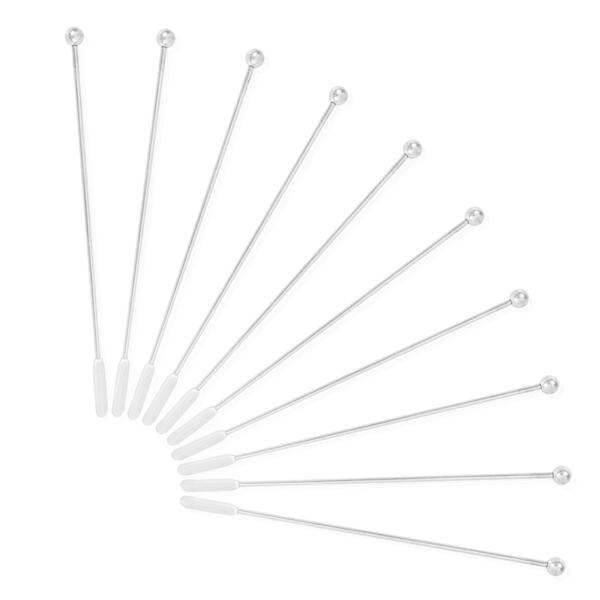 Ginhkok マドラー ステンレス 攪拌棒 (10本セット) 全長19cm ３０４ステンレス製 カクテル コーヒー 飲物 ミキサー DIY 便利小物商品コード：55080860272型番：マドラーサイズ：長いカラー：シルバー【商品仕様】パ...