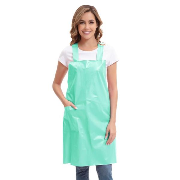 (Nanxson) 防水エプロン ポケット付き 防汚 防水 耐油 TPU Ｈ型ロングエプロン レディース 前掛け 草刈り 洗い場 ペットケア 美容師商品コード：55080860841型番：CFS0014サイズ：Free Sizeカラー：グリ...