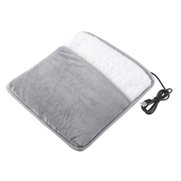 7JI 電気足温器 フットウォーマー USB 足元ヒーター 軽量 耐久 省エネ 29*29*2.5cm 恒温発熱50-60[度] 暖かい 足入れヒータ デスク 電気ホットマット 男女兼用 在宅 オフィス 部屋用 勉強用 防寒対策 暖房器具 ...