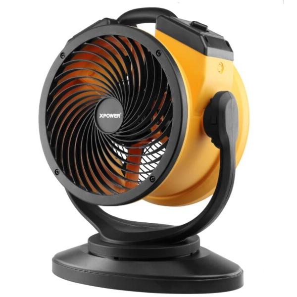 XPOWER FC-100S 密閉型モーター多機能プロフェッショナル空気循環ファン、フロアブロワー、軸流ファン商品コード：55080862347サイズ：FC-100Sカラー：YellowPOWERFUL AIR CIRCULATION: W...