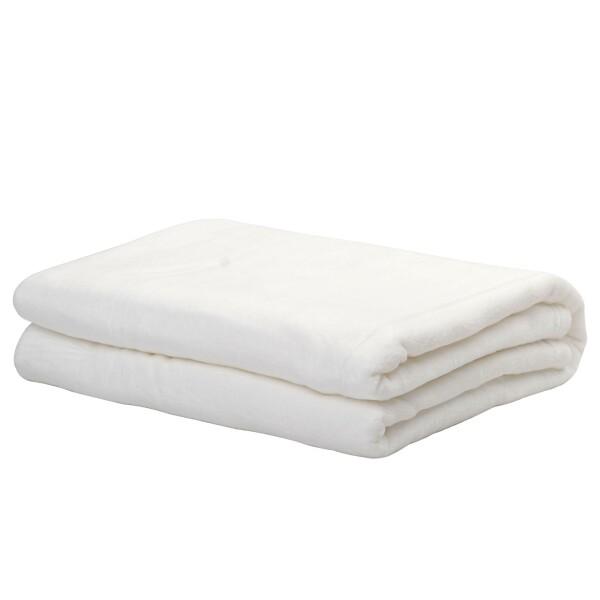 Filersong 毛布 ブランケット サマーブランケット エアコンルームディフェンス マイクロファイバー 柔らかい肌に優しい フランネル 洗える 静電気防止 四季通用 (ホワイト, 220×200 cm)商品コード：55080862355...