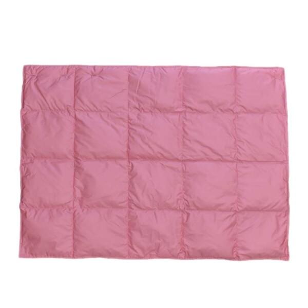 (ねむりの部屋) ダウンケット 羽毛 マルチ ウォッシャブル 肩掛け ポンチョ 膝掛け 巻きスカート アウトドア キャンプ 防寒 洗える 冬用 ポンチョ マルチケット QK4927 (ピンク)商品コード：55080862359型番：QK49...
