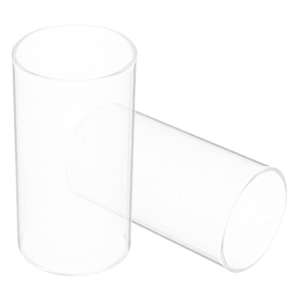 BESTonZON キャンドルホルダー ガラス ロウソク立て 2個セット 防風 ハリケーン 筒 透明 ティーライトホルダー フロートキャンドル ろうそく立て おしゃれ インテリア 結婚式 パーティー 仏壇 墓参り キャンドルスタンド 円筒 ...