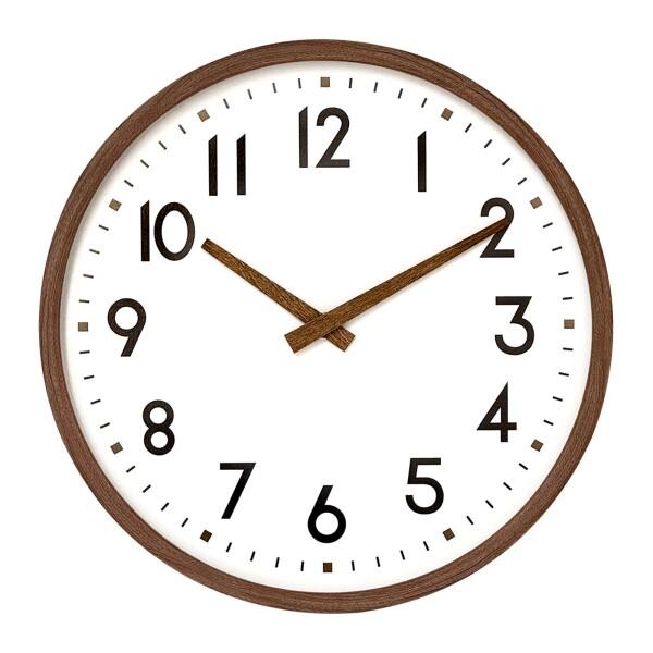 掛け時計 壁掛け 静音秒針 夜間秒針停止 壁時計 おしゃれ 可愛い 北欧 静音 直径20cm/非電波商品コード：55080863434型番：HZDHCLHサイズ：直径20cmカラー：ブラウン【掛け時計サイズ】20×20×4.9cm 質量:3...