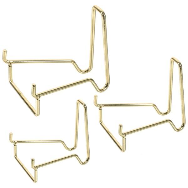 ULTECHNOVO 3個セット アイアン製クリスタルディスプレイスタンド 瑪瑙スライス用 小型イーゼル型宝石ホルダー 2.8X2.6X2.1インチ 工芸品展示用商品コード：55080864348型番：F3251207GM8サイズ：7.00...