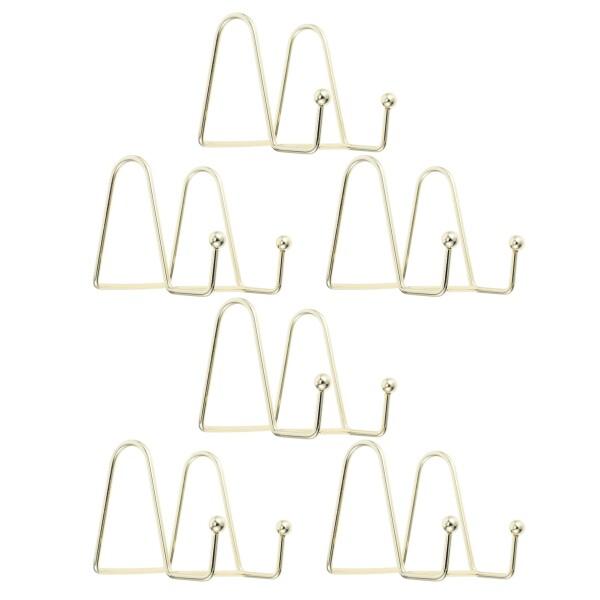 Amosfun 6個セット メタル フォトフレームスタンド 卓上ディスプレイスタンド 小型イーゼル 写真立て ホルダー アート作品展示 インテリア用商品コード：55080864353型番：K3VT00P1541UULJA8N47NNカラー：...