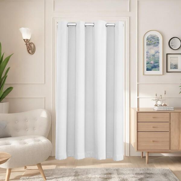 Heeloo 間仕切りカーテン 断熱 防寒 のれん ロング 暖簾 アコーディオンカーテン トイレ オーダー可 ベージュ 幅110cm*丈130cm 1枚 グレーホワイト商品コード：55080864589型番：MCL-001サイズ：丈130 ...