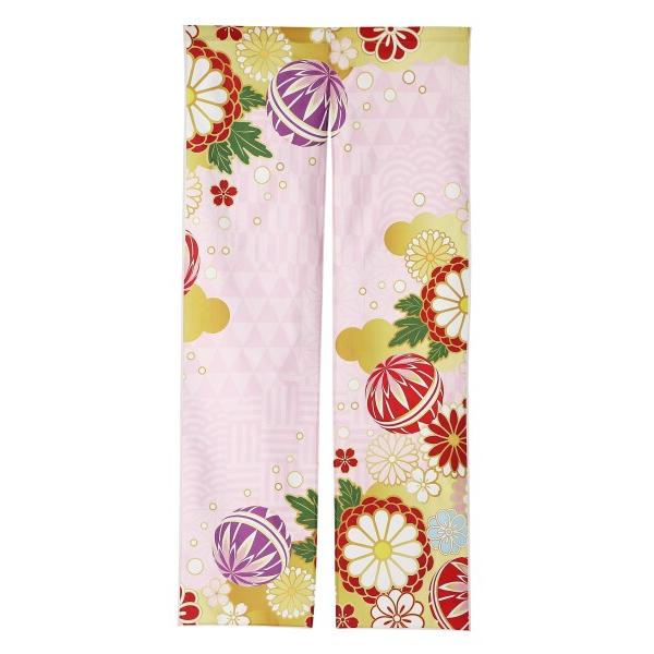 next.design のれん 暖簾 180cm丈 和柄 振袖柄 綺麗 かわいい ロング 丈 飾り 装飾 おしゃれ 和風 和 モダン 北欧 突っ張り棒 暖簾 間仕切り 押し入れ クローゼット 洗面所 脱衣所 棚 玄関 インテリア 布 目隠し...