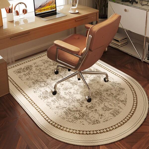 チェアマット 床 アーチ型 防音 デスクチェアマット おしゃれ 畳用 椅子 マット 傷防止 滑り止め デスクマット 床 厚め 大きめ デスク下マット ゲーミング 玄関 キッチン 机の下に敷くマット 大判 固め 高密度 デスクカーペット 保護...