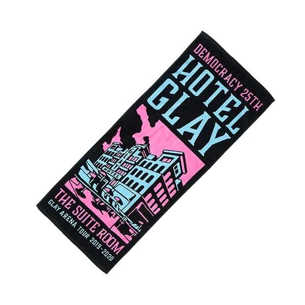 (GLAY) MYSTERY フェイスタオル商品コード：55080865394型番：G001-G001-001828サイズ：約 縦850mm×横340mmカラー：ライトグリーン【デザイン】怪しげなムードを盛り上げるカラーリングでホテルの外観...