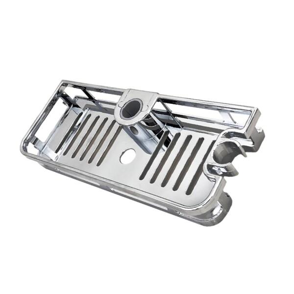 PRETYZOOM シャワーキャディ スライドバー用 バスルーム収納ラック Abs製 高さ調整可能 シャワーラック 洗面所オーガナイザー 石鹸・シャンプー置き場商品コード：55080865543型番：QIC5OQC09NDJACFE5853...