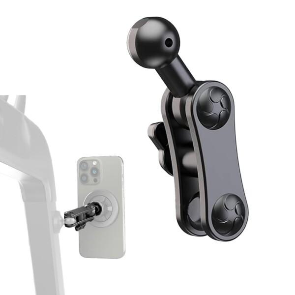 FANGCUU 車用 ボールマウントホルダー 17mm ボールジョイント 車載用 電話カメラ写真機器 アクセサリー クリップ ボールヘッド コネクタ 携帯 スタンド アクセサリー商品コード：55080866345カラー：ブラック【17mm高...