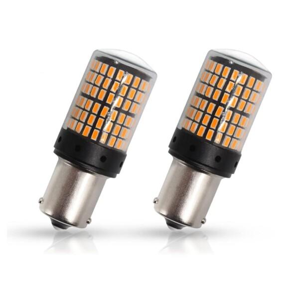 Biqing s25 シーケンシャルウインカー DC12V ledウインカーバルブ 3014SMD s25 150度 ピン角違い S25、1156、PY21Wなど汎用商品コード：55080867826型番：Q1-1156-Yellow-2x...