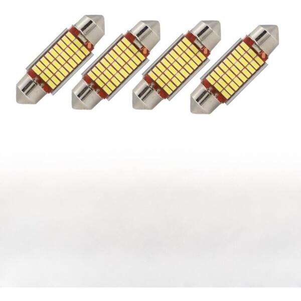 Biqing 4個 T10 led 36mm 27SMD ルームランプ led 車内灯 6000K ホワイト室内灯 led 車 E3175 DE3021 DE3022 車用 LEDバルブ商品コード：55080867827型番：Q1-36MM...