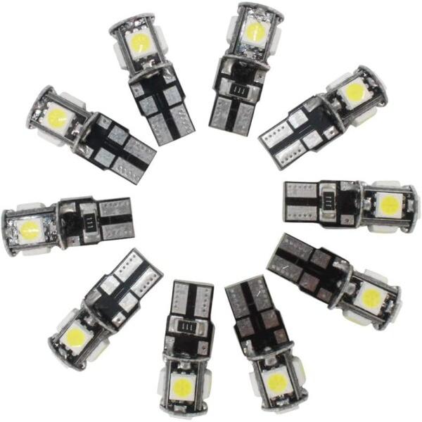 Biqing T10 led ポジションランプ 5SMD ホワイト 5630 LED ポジションランプ led 室内灯 led 車 、ダッシュボード照明、読書灯などのさまざまな用途に適しています商品コード：55080867830型番：Q1-...
