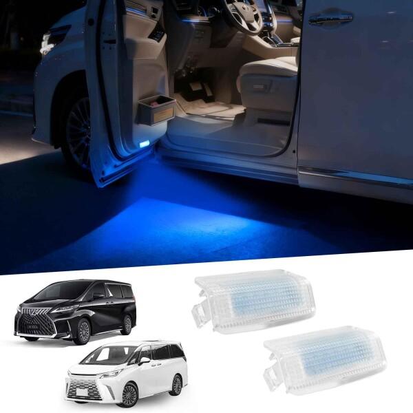 Qasim トヨタ アルファード 40系 30系 カーテシランプ LED ドアウェルカムライト ALPHARD AGH3#W GGH3#W AYH30W AGH4#W AAHH4#W AAHP45W 専用 足元ランプ カーテシライト 高輝度...