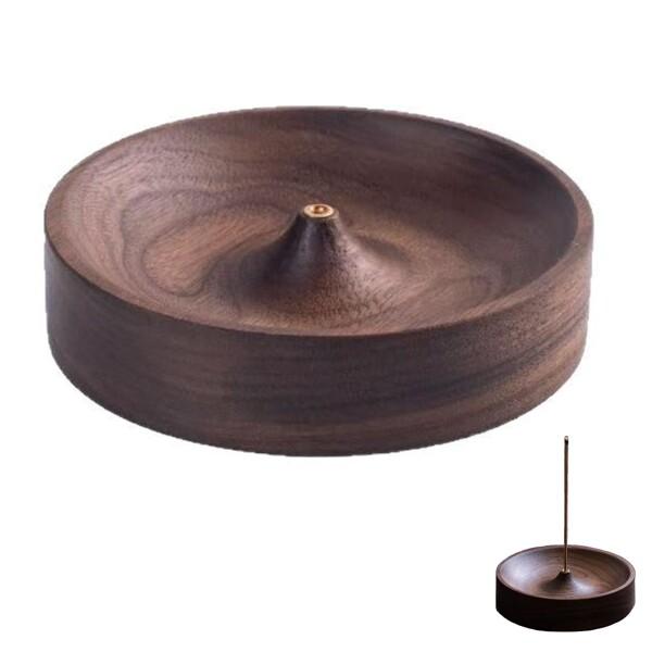 Refoiner お香立て 線香立て オシャレ お香たて お香置き 灰がこぼれない ミニ仏壇香炉 線香ホルダー 仏壇用 瞑想 浄化 喫茶店 茶室 書斎 睡眠 持ち運び便利 クルミ商品コード：55080868286型番：46846846サイズ...