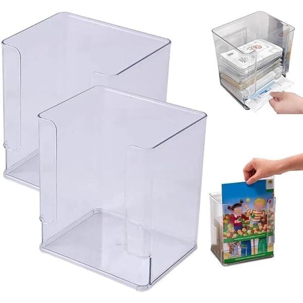 (Cociliye)卓上収納 ストッカー透明 収納ボックス マスク収納ボックス キッチン/デスクトップ用 多用途 透明収納ケース 大容量 一目瞭然 無蓋設計 食品 化粧品 小物収納 デスク整頓商品コード：55080868975型番：1サイズ...