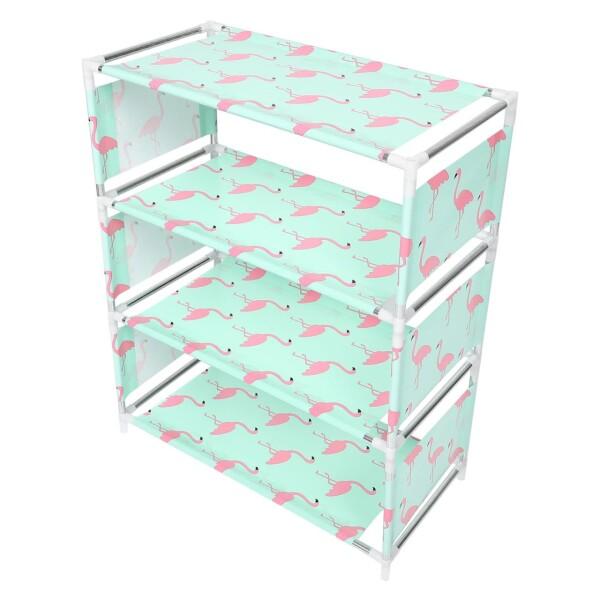 STOBOK 靴 収納ラック 4段 シューズラック 簡易 不織布 組み立て簡単 工具不要 省スペース 玄関 靴棚 靴 容器 学生商品コード：55080869767型番：1サイズ：中くらいカラー：示されているように耐久性と防水性に優れた素材使...