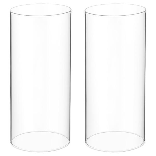 DOITOOL ガラス製 キャンドルカバー ロウソク立て 防風 2個セット 直筒形 透明 キャンドル用 簡単設置 60ｍｍＸ150ｍｍ商品コード：55080870758型番：W35342W6164サイズ：15.00X6.00X6.00CMカ...