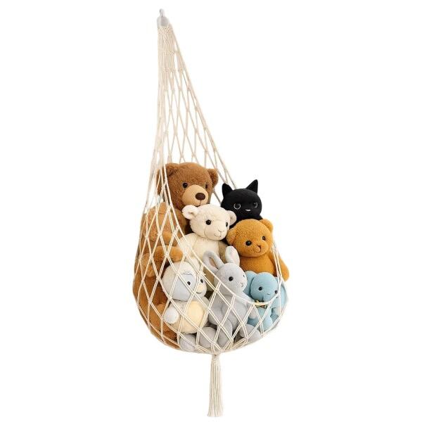 ぬいぐるみ 収納 大容量 壁掛け ハンモック おもちゃ 整理整頓 子供部屋 ペット 屋内収納 大型収納 おもちゃハンモック場所を取らない商品コード：55080871107型番：250928WDD26サイズ：50cm×196cmカラー：ベージ...