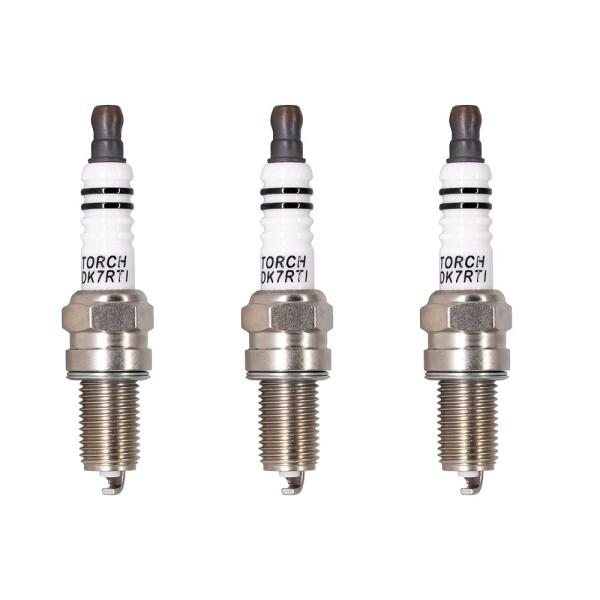 3個 TORCH DK7RTI 交換する NGK K7RAI / DCPR7EIX スパークプラグ, DENSO IXU22/IXU22C, for Daihatsu 999-06910-X9-018, for 1999-2016 Harl...
