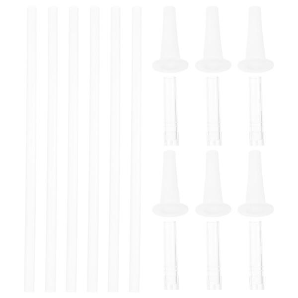 Amosfun 6本セット シリコンストロー 大容量 水筒用交換ストロー ロング23.62Cm 洗いやすい取り外し可能 吸い口付き スポーツボトル・タンブラー対応商品コード：55080871635型番：29TAI1QMSK81258408E...