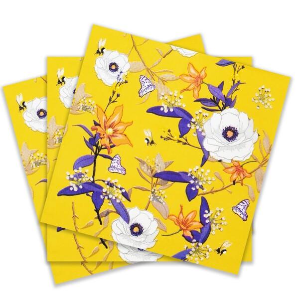 Zelten 色紙パーティーナプキン 20枚 シャビーシック 結婚式 インナー ティーパーティー デコパージュ, Lilies and Peonies商品コード：55080871641型番：65368サイズ：Lカラー：Lilies and ...