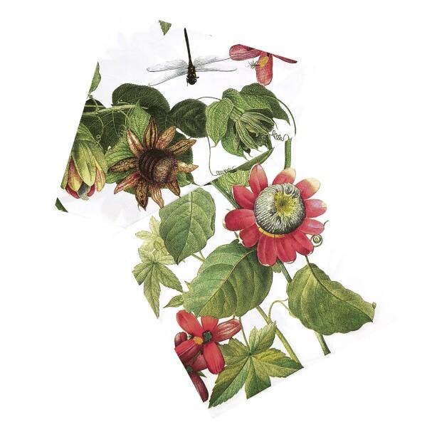 20の計算のペーパーナプキン型の花柄、印刷の牡丹の鳥の装飾的なDecoupageの夕食のティーパーティーのシャワーのナプキン (Passiflora caerulea L)商品コード：55080871643型番：DENapkinBカラー：P...