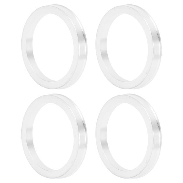 INFINAUTO 車輪ハブセントリックリング OD 78.1mm から ID 63.6mm ホイールセンターシャフトショック吸収ハブリング アルミニウム合金 シルバートーン 耐久性あり商品コード：55080872984型番：IFN2409...