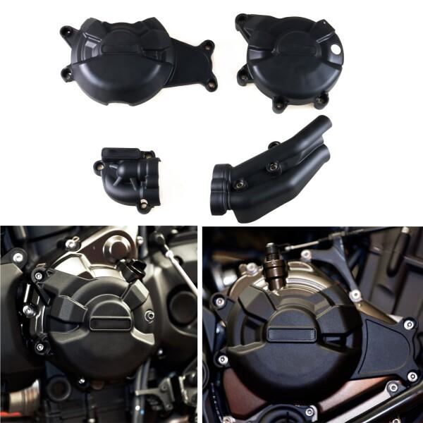 Yoothi 互換品 ヤマハ Yamaha FZ07 XSR700 MT07 Adventure Tenere 700 2014-2023モータ用 ーサイクルエンジンカバーセット モーターサイクルエンジンプロテクター mt07 エンジンガー...