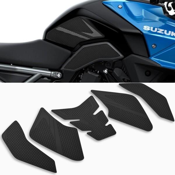 BYEMTTY トラクションパッド ストリートバイクキット に対応 スズキ GSX-8S(2023~) GSX-8R (2024~) 8BL-EM1AAタンクパッド (ブラック, 左中右下 5個セット)商品コード：55080873564型番...
