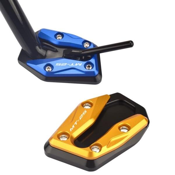 FOR MT25 MT-25 2021-2024オートバイキックスタンド フットサイドスタンド延長パッドサポートプレート 拡大商品コード：55080873834型番：FOR-MT25カラー：ゴールド状態:100%新品材質:CNCアルミニウム...