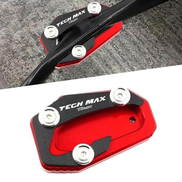 FOR TECH Max TMAX560 2017-2022オートバイCNCキックスタンド フットサイドスタンド延長パッドサポートプレート商品コード：55080873887型番：LAILD-14768カラー：レッド状態: 100% 新品素材...
