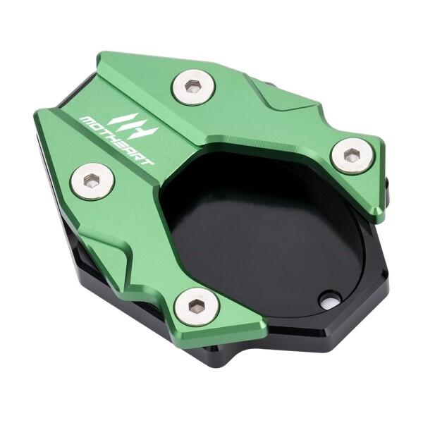 MotHeart サイドスタンドプレート 対応 Ninja 125/500/4R/400/4RR 500/500 SE/400/125/H2/H2 SE Eliminator 400/400 SE/450/500/500 SE バイクパーツ...