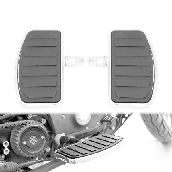 HDBUBALUS オートバイ フロアボード フットボード フットペグ ステップ フロント リア ワイド フットペグレスト フットペグ フットレスト ブラケット ライダー フットボード ハーレー ダイナ ツーリング スポーツスター XL 8...