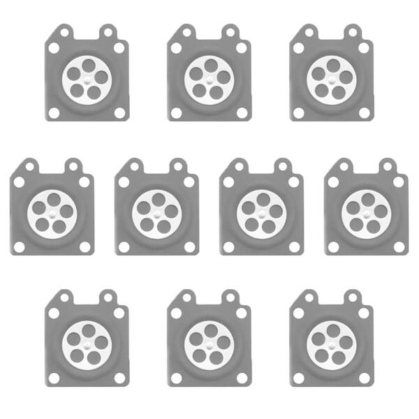 CHENLONB キャブレター ダイヤフラム 10枚セット キャブレターガスケット チェーンソー用 草刈機用 修理部品 WALBRO WY WYJ WYK WYL WYM WYP WA WT用アクセサリー商品コード：55080874431型...