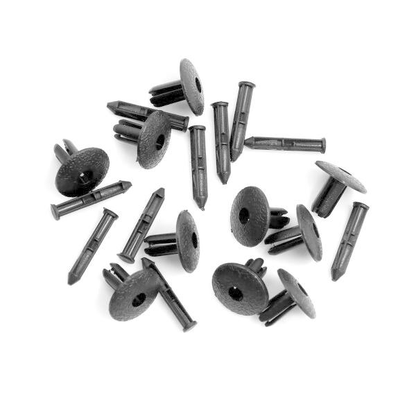 ACROPIX 車のドアトリムバンパーフェンダーリベット 固定クリップ ユニバーサル プッシュ式 4mm穴直径 ブラック 10個商品コード：55080874940型番：fccar2212190460jpカラー：ブラック30個 ユニバーサル ...