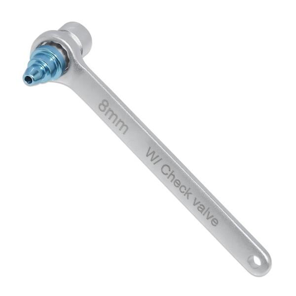 良匠 FIRSTINFO TOOLS ブレーキブリーダーレンチ ソケット・レンチ一体型 ワンウェイバルブ付 7-12mm (8mm)商品コード：55080875437型番：F35086Aサイズ：【ワンウェイバルブ付】8mmカラー：シルバー?...