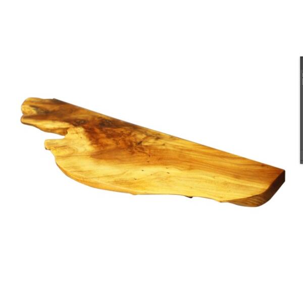 (PJ Coll) Live Edge Fir Wood Wall Shelf, Unique, Floating Shelves, Floating Wall Shelves, Sturdy, Lightweight, Natural L...