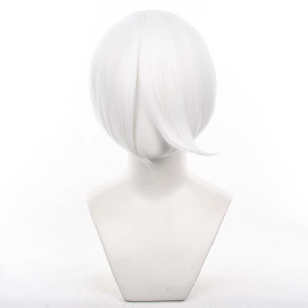 ekienn 白い色 ウィッグ ナチュラルなウィッグ 30cm 万用型 耐熱 かつら アニメ 仮装 ハロウィン パーティー イベント 仮装 コスチュム 変装 パーティー イベント 30cm 万用型 Cosplay商品コード：55080876...