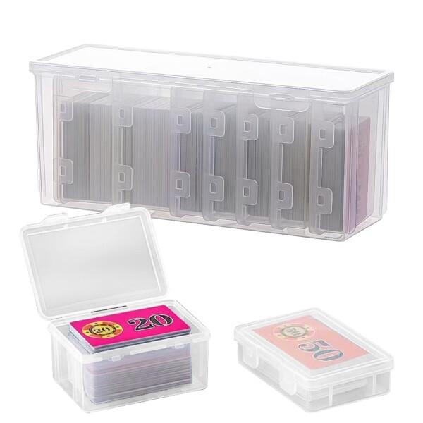 Festov boxローダーUVカット、透明、315枚のカードを収納可能、防塵、耐久性に優れています商品コード：55080876170型番：Game-card-storage-boxカラー：透明セット内容:大型ボックスロッカー1個、ショート...