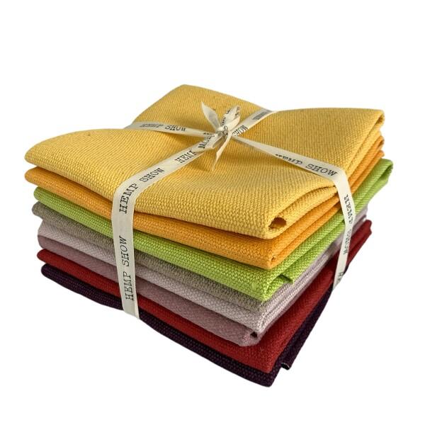 100%ヘンプ 肉厚生地 目付460gsm パッチワーク生地 はぎれセット 平織 麻生地 計8色 (サイズ：40*40cm 8色)商品コード：55080902203サイズ：サイズ：40*40cm　8色商品素材:100%ヘンプ生地3サイズ選択...