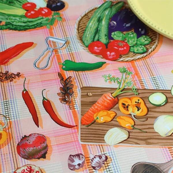 nora. SN1070-A モチーフ柄 アイテム柄 フード コーデ 食べ物柄 food デザイン ユニーク unique cotton fabric コットン ハンドメイド ファブリック シーチング 生地 手芸用 綿 日本製 カット済み ...