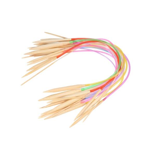 SEWACC 18個輪針 彩管毛衣針 編み針多 セーター スカーフ用編みツール初心者から上級者向け商品コード：55080902652型番：H9OI11143VA5127サイズ：Mカラー：アソートカラー丸編み針 - 長く使えるよう の素材で作...