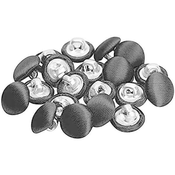 20個サテン被覆メタルシャンクボタン布ボタンウエディングドレスタキシードスーツ用商品コード：55080903214型番：MGKサイズ：12.5mmカラー：ブラック丸いボタンは高品質な生地で覆われ、背面に金属製のシャンクを備えています。サイズ...