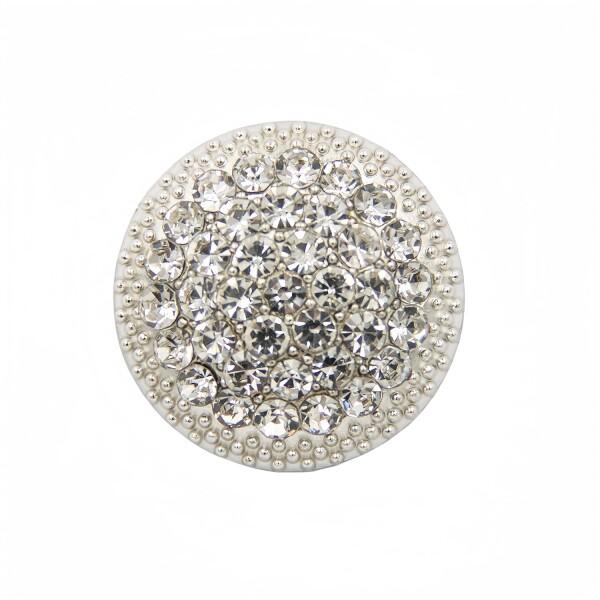 5つの円形金属ドリルボタン、衣類DIY縫製部品ウェディングドレス卸売用、豪華で古典的な装飾ボタン商品コード：55080903362型番：MAL-YXSJサイズ：18mmカラー：シルバー良質な材料:良質な金属と透明なライン石で作られている。軽...