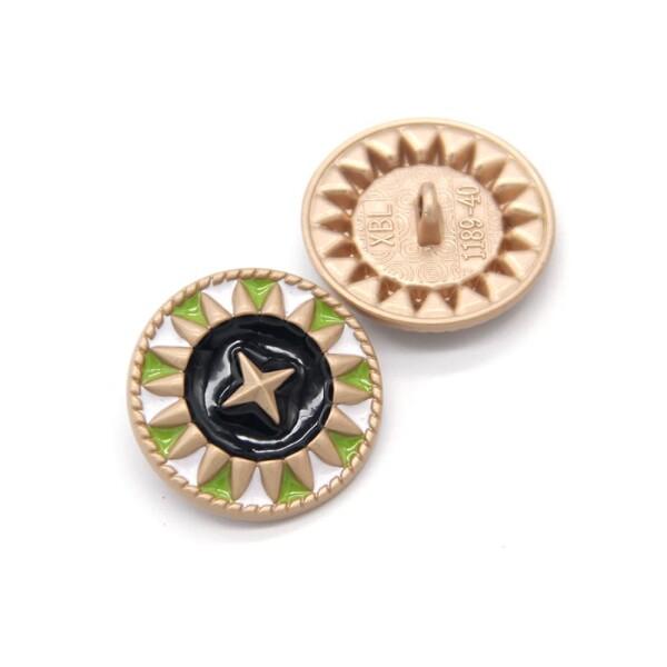 5 個 ヴィンテージ真珠金金属製 女性用コートボタン 衣料装飾用 大きなボタン 裁縫アクセサリー商品コード：55080903365型番：OC-14JJ-T5Q5サイズ：18mmカラー：#8素材:高品質の金属で製造されており、耐久性があり、十...