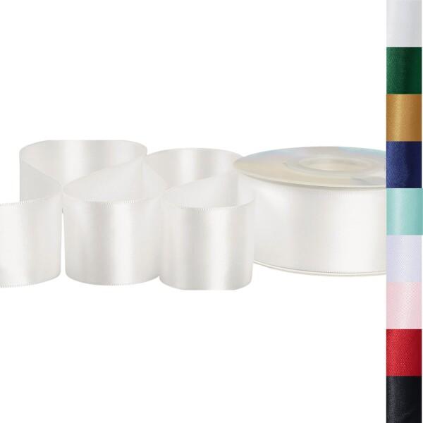 ATAK リボン ラッピング幅5cm × 全長22m サテンリボン 手芸 幅広 (ホワイト)商品コード：55080905881型番：サテンリボンサイズ：幅5cm × 全長22mカラー：ホワイト 029#【プレゼントを格上げする】「ラッピング...