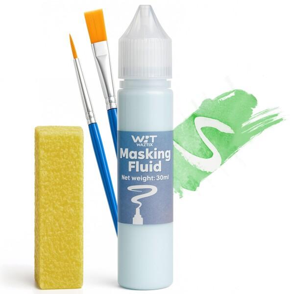 INNOVAYOU ブルーマスキング液 水彩画用 30ml 耐性インクと注ぐペイント、水彩マスキング液は領域を無色に保ち、エッジをシャープに保ちます商品コード：55080907398型番：USGY-1793アートワークを保護: 当社の水彩マ...